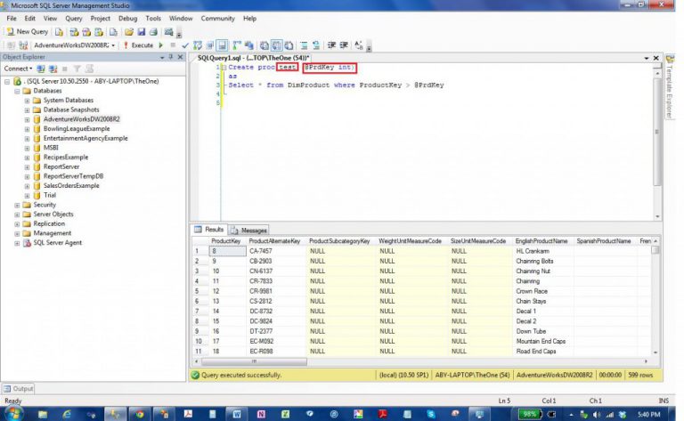 Input Output And Return Values In Ssis Execute Sql Task Msbi Guide