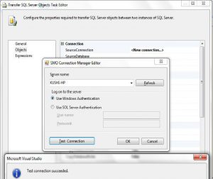Transfer SQL Server Objects Task in SSIS 2008 R2 With Example | Msbi Guide